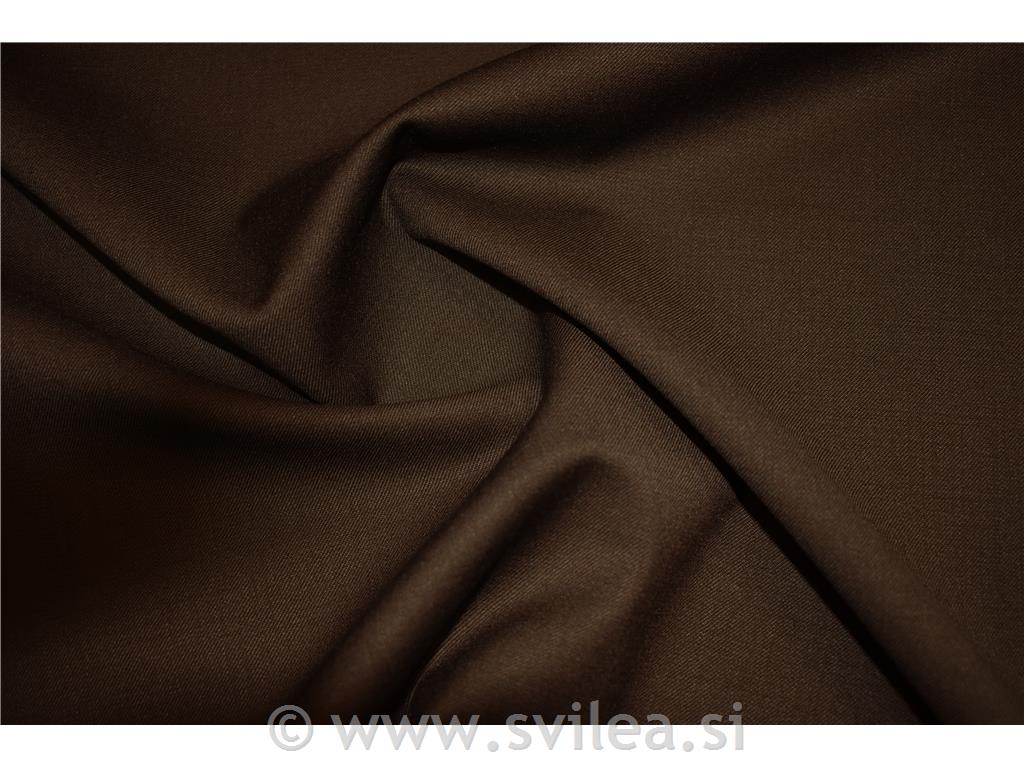 Blago diolen - temno rjavo - SVILEA - metrsko blago